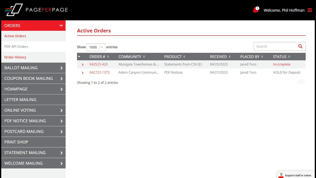 Navigating the Page Per Page Online Ordering Site - YouTube