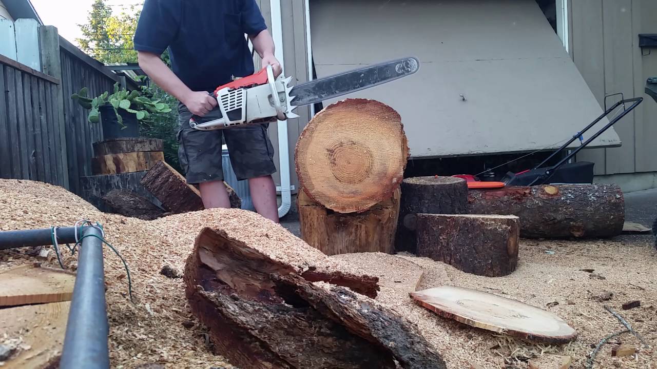 Stihl 076 race saw project - YouTube