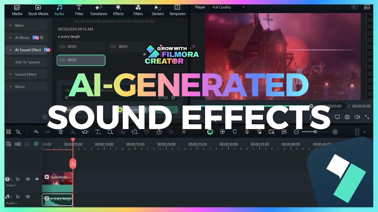 AI-Generated Sounds Are Coming to Filmora 14! - YouTube