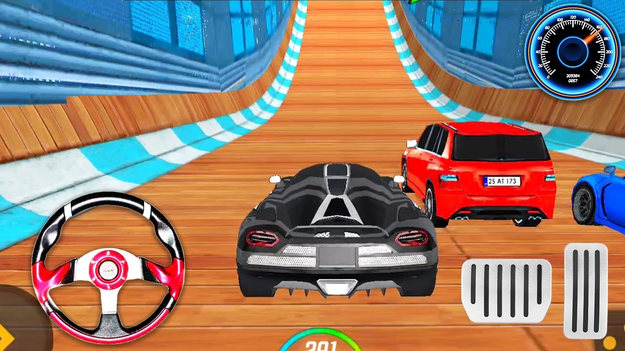Impossible Car Stunt Gameplay 😍 Car Simulation Game | Ramp Car Stunts ...