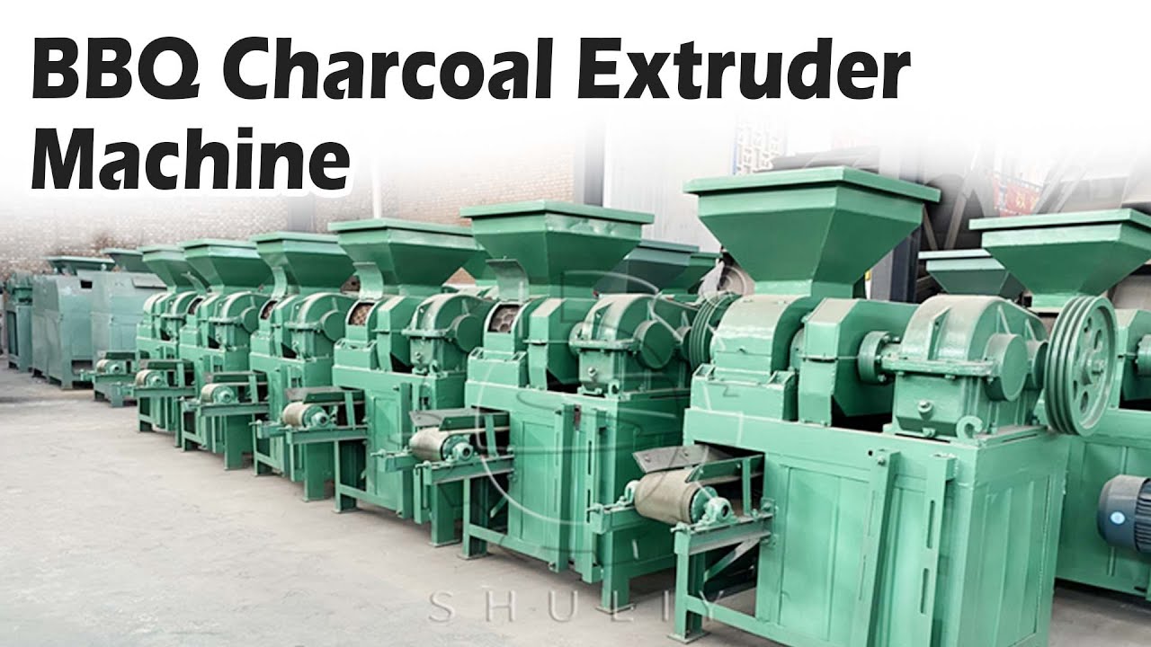 How to Make Consistent Shaped BBQ Charcoal? BBQ Charcoal Extruder ...