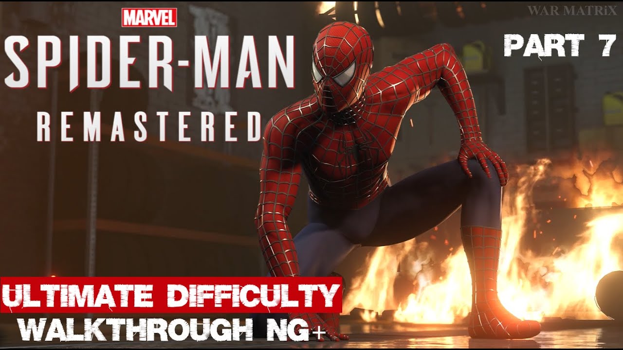 Spider-Man Remastered - Full Game 100% [Ultimate Difficulty] NG+ ...