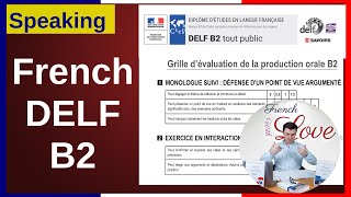 DELF B2 PRODUCTION ORALE| DELF B2 Speaking Exam Simulat... | Doovi