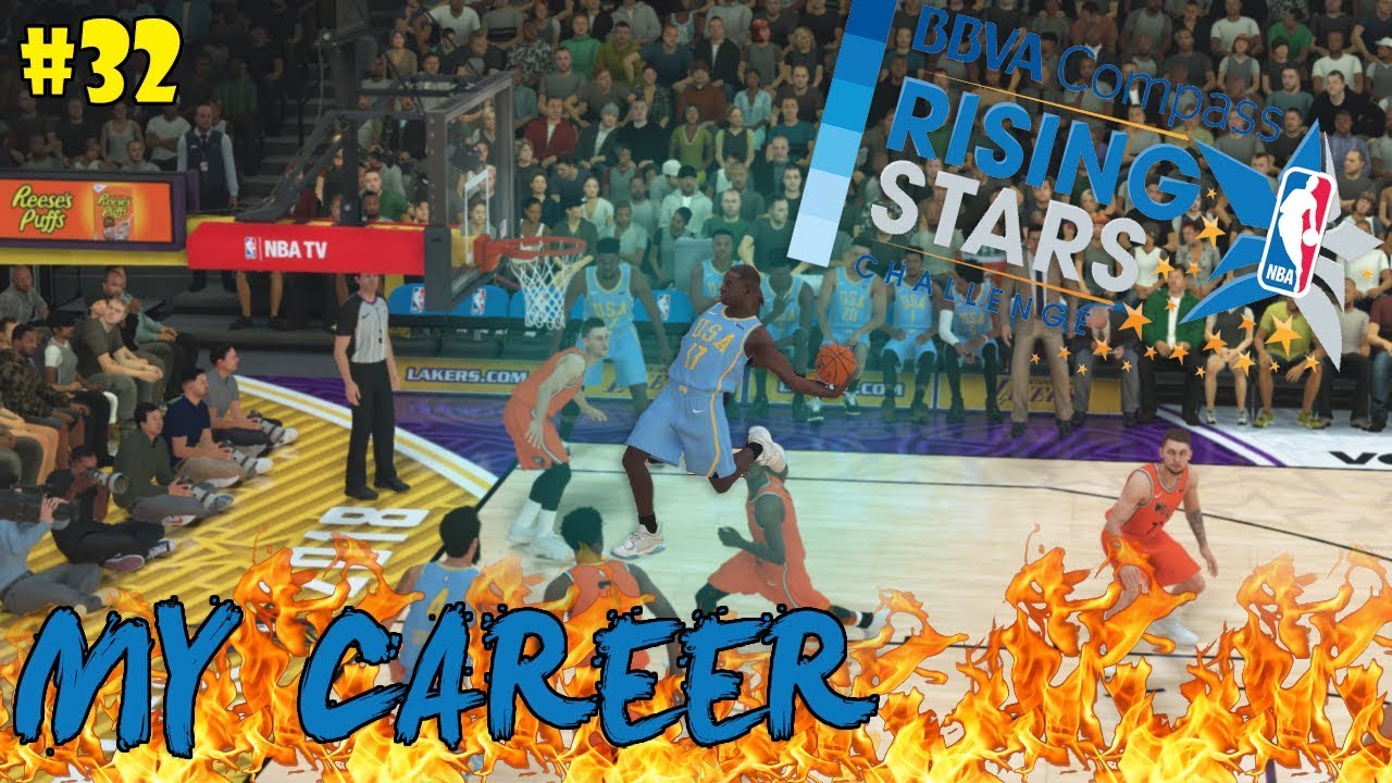 RISING STAR CHALLENGE COMPETITIVO! USA vs WORLD! - NBA2K19 My Career ...