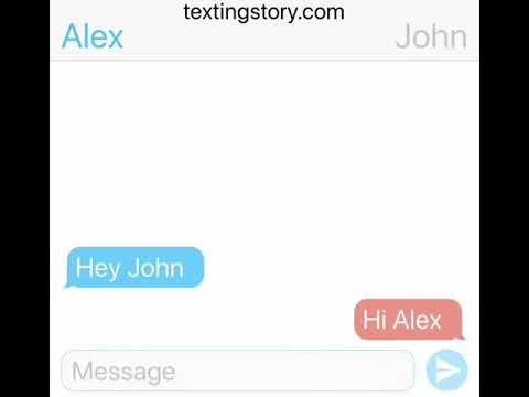 Alex texting John - YouTube