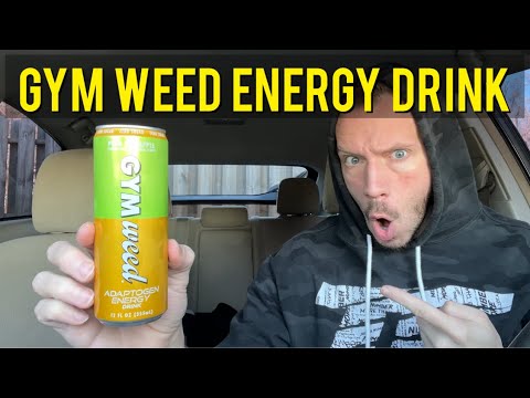 Gym Weed Energy Drink REVIEW | Pear Pineapple | Adaptogen Energy - YouTube
