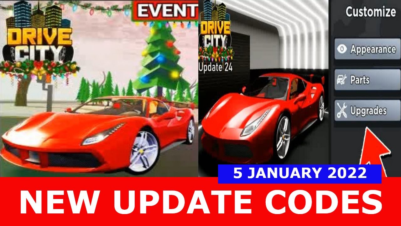 NEW UPDATE CODES [MODS] Drive City ROBLOX | LIMITED CODES TIME ...