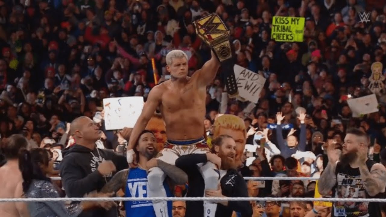 Cody Rhodes Finally DEFEATS Roman Reigns & WINS UNDISPUTED CHAMPIONSHIP ...