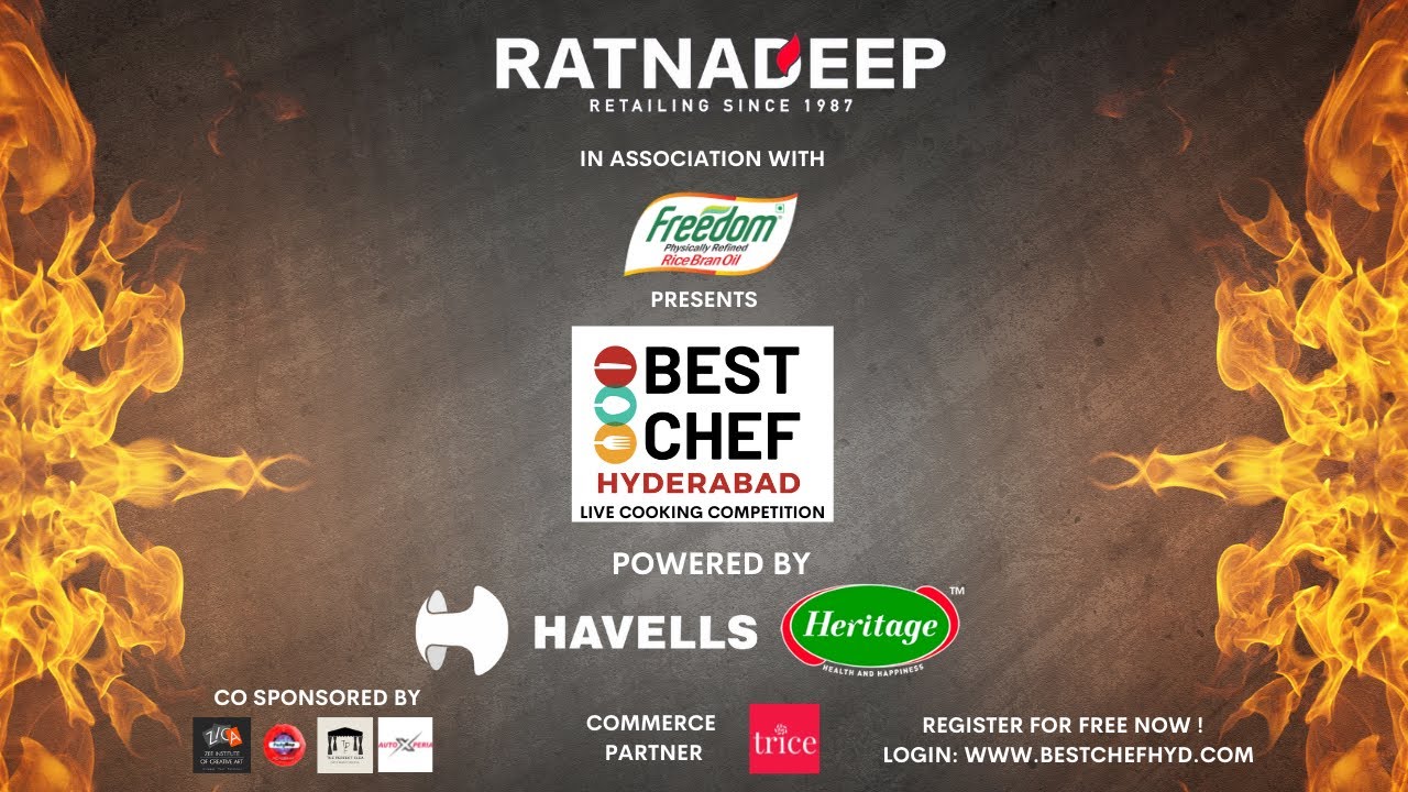 Best Chef Hyderabad Live Cooking Competition | Trailer Video | Teaser ...