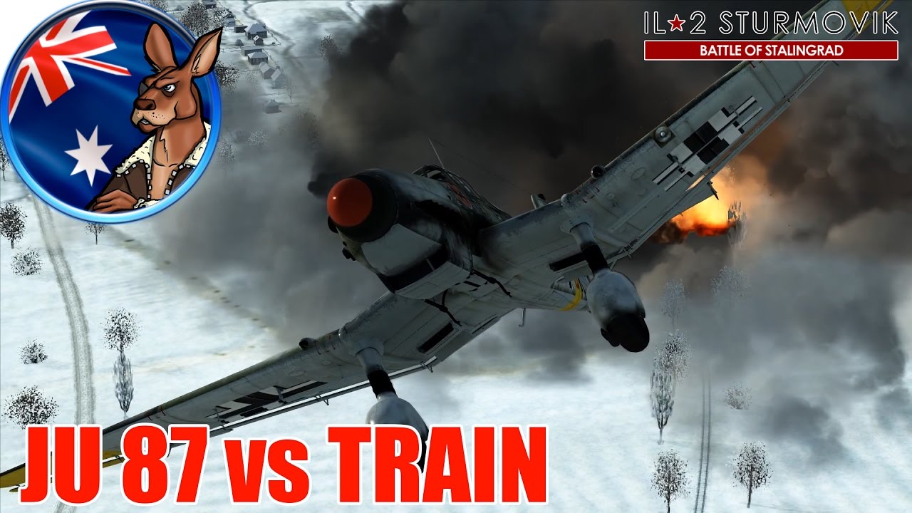 IL-2: Battle of Stalingrad - Stuka vs Train - YouTube