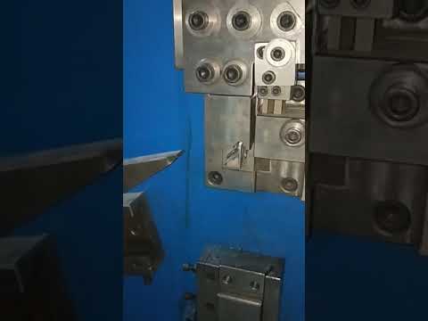 Automatic Metal strip forming and hole punching machine - YouTube