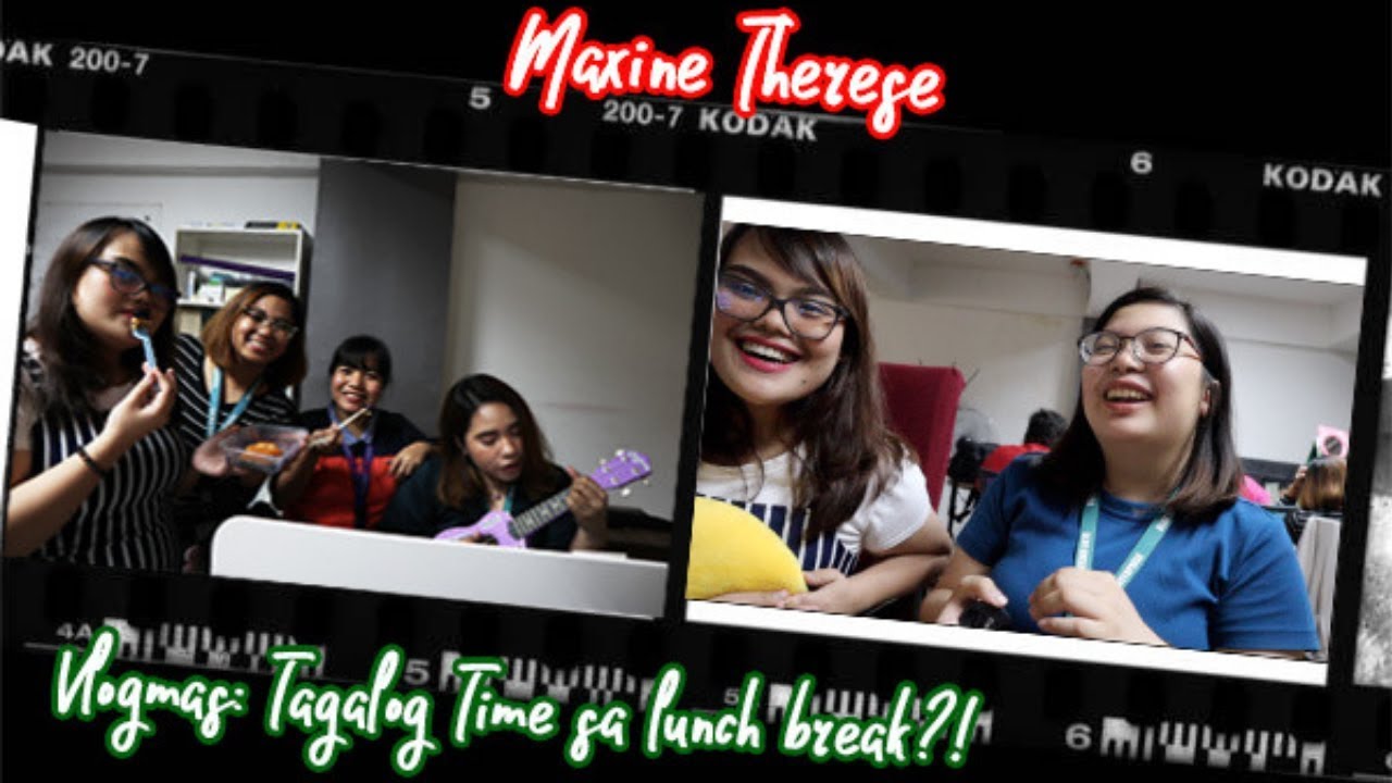 Vlogmas : Tagalog time sa office lunch break?! - YouTube
