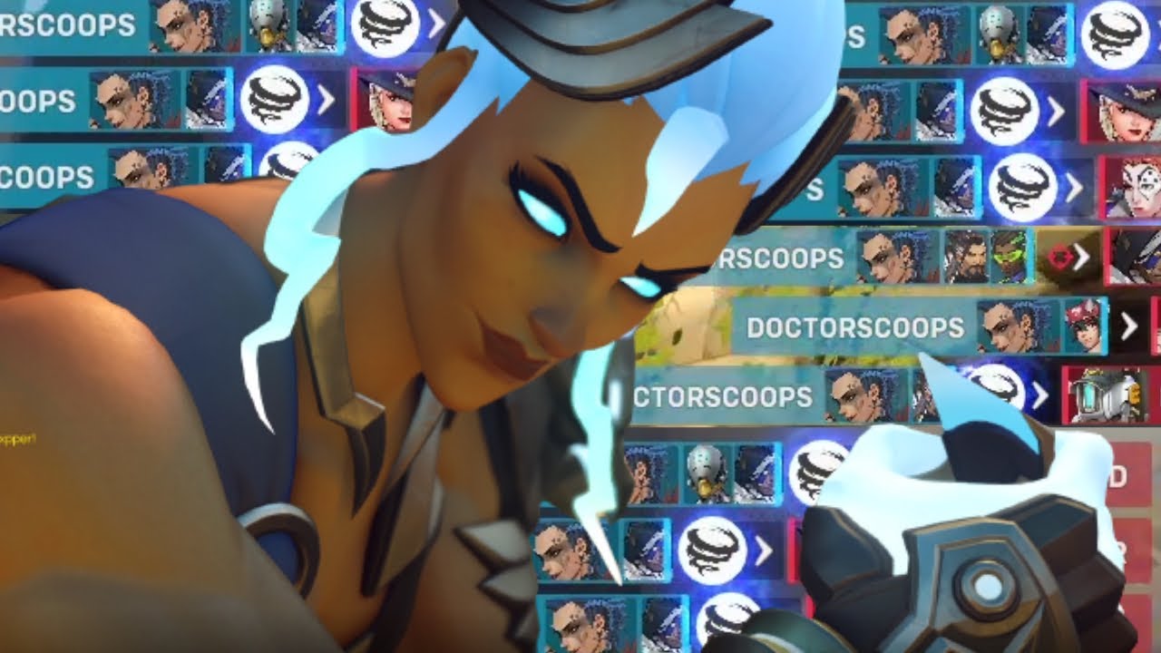 Dominating The Enemies As Junker Queen Overwatch 2 Youtube