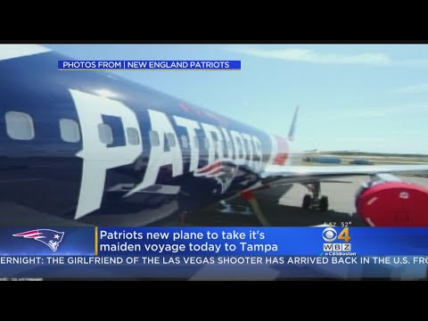Brand New Patriots Plane Ready For First Trip