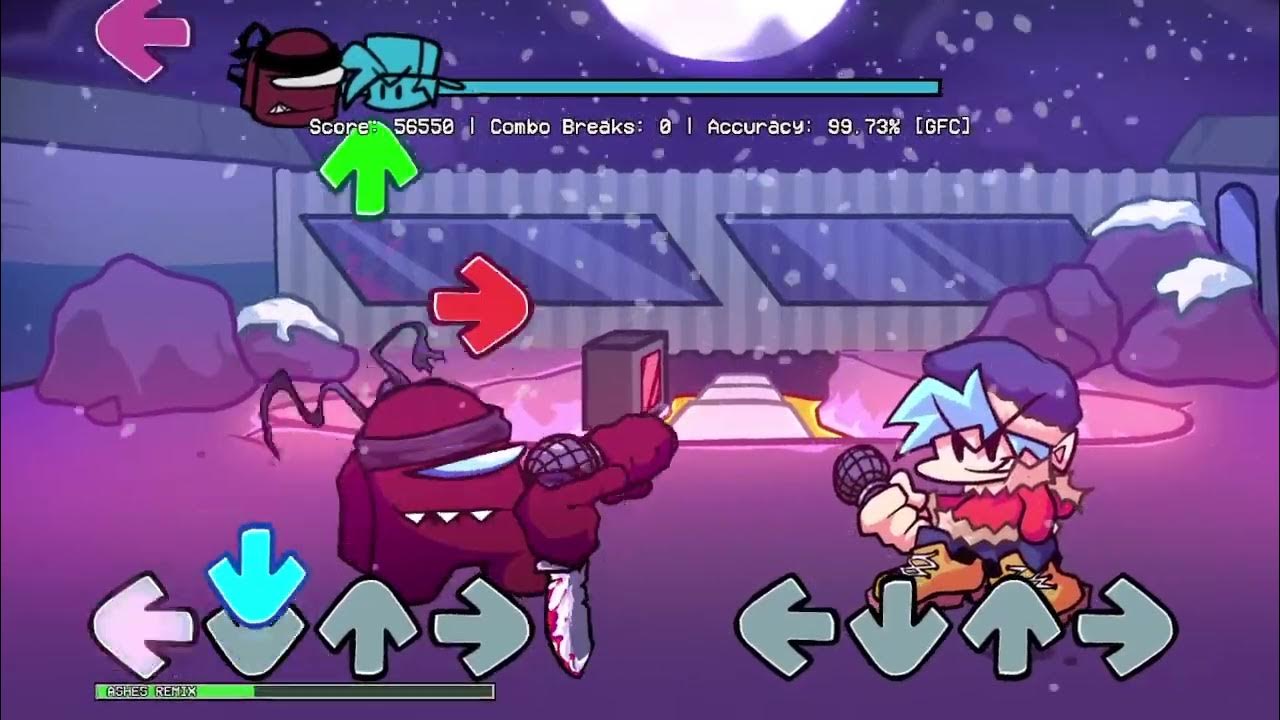 fnf impostor v4 ashes remix gameplay - YouTube Music