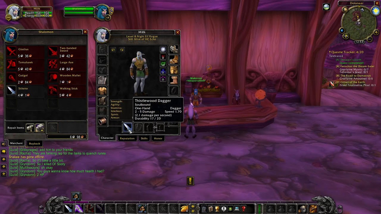 WoW Classic HC (Stream For Recording) - YouTube