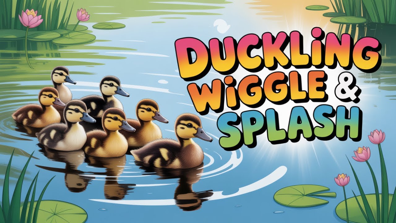 Duckling Wiggle & Splash – Duck Song, Nursery Rhymes & Kids Songs - YouTube