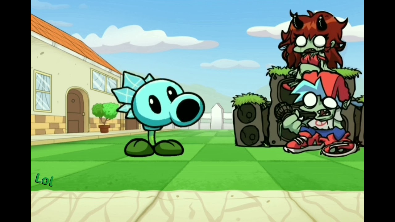 Fnf Plants vs rappers snow pea lol (i made this for fun) - YouTube