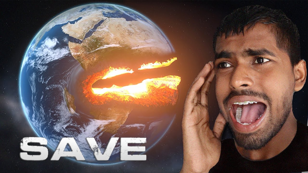 EPIC ALIEN DISTROY EARTH ! 👽 CAN EARTH SURVIVE ? 🌍 SOLAR SMASH | SOLAR ...