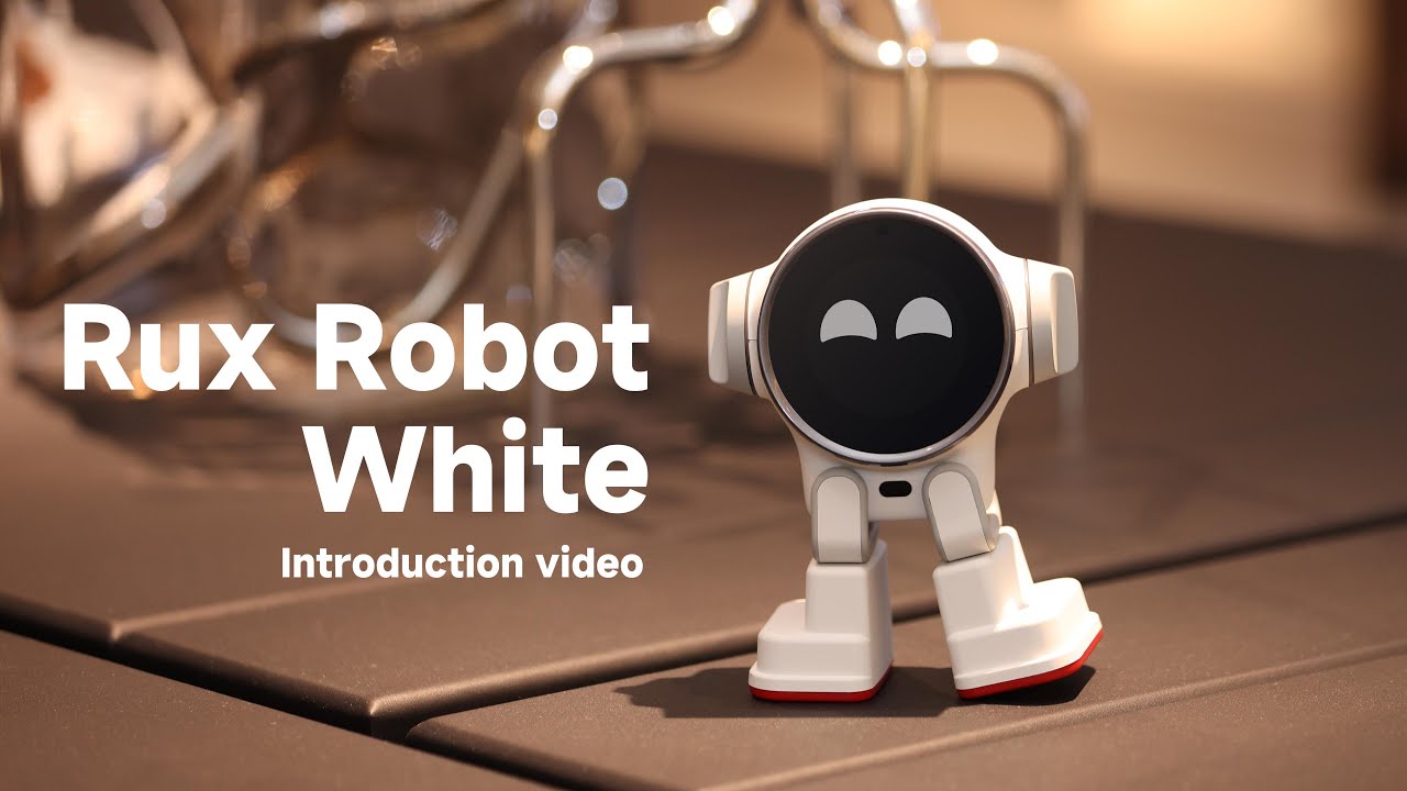 🤖Here comes the white Rux Robot🥰🥳 #ruxrobot #aicompanion #gift #white # ...