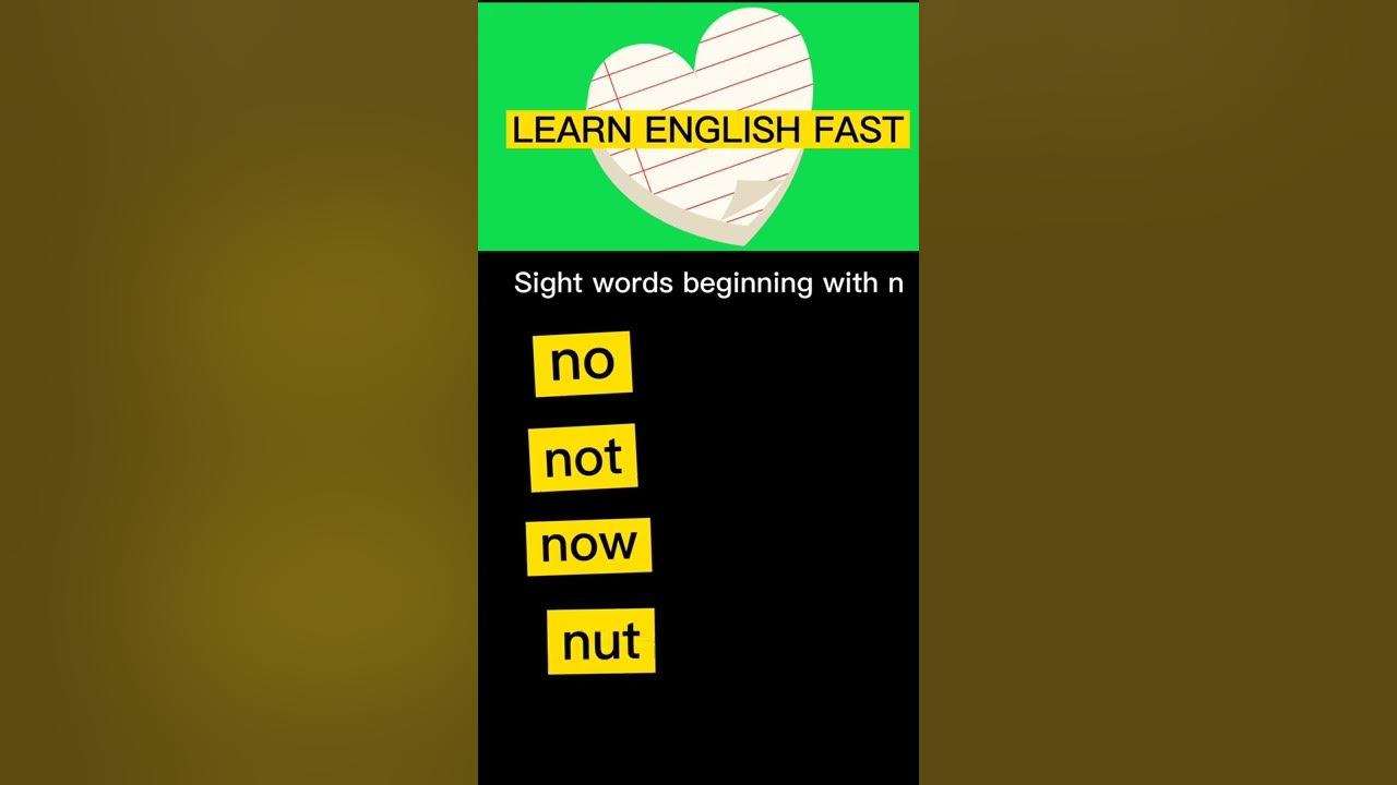 SIGHT WORDS BEGINNING WITH N LEARN ENGLISH FAST YouTube sight-words-beginning-with-n-learn-english-fast-youtube