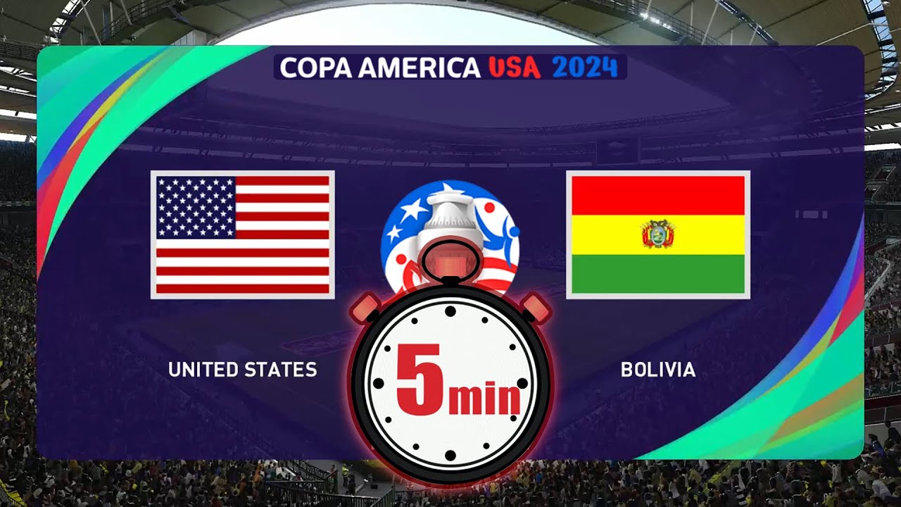 [In 5 minutes] | 2024 Copa América - Group Stage | USA VS Bolivia ...