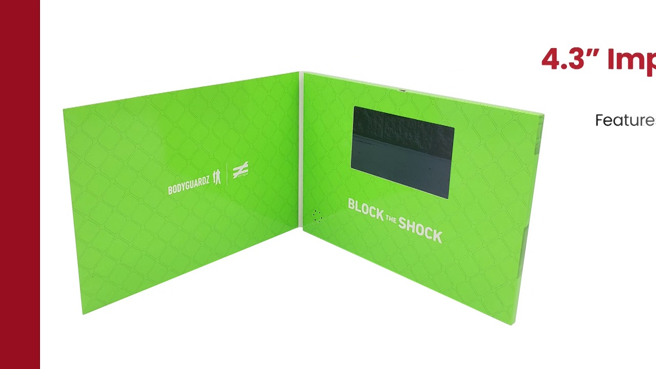 4.3" IPS Video Card - YouTube