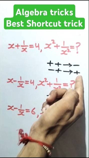 Algebra tricks #algebra #maths #tricks #viralyoutubeshorts - YouTube