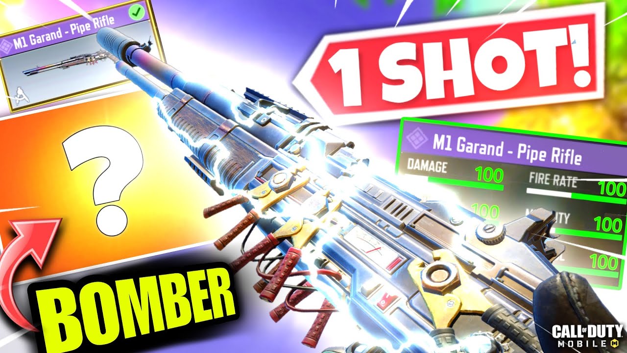 BEST "1 SHOT" M1 GARAND Gunsmith Attachments! it BOMBS in COD Mobile ...