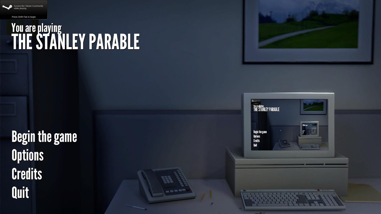The Stanley Parable - Button Heaven Easter Egg - YouTube