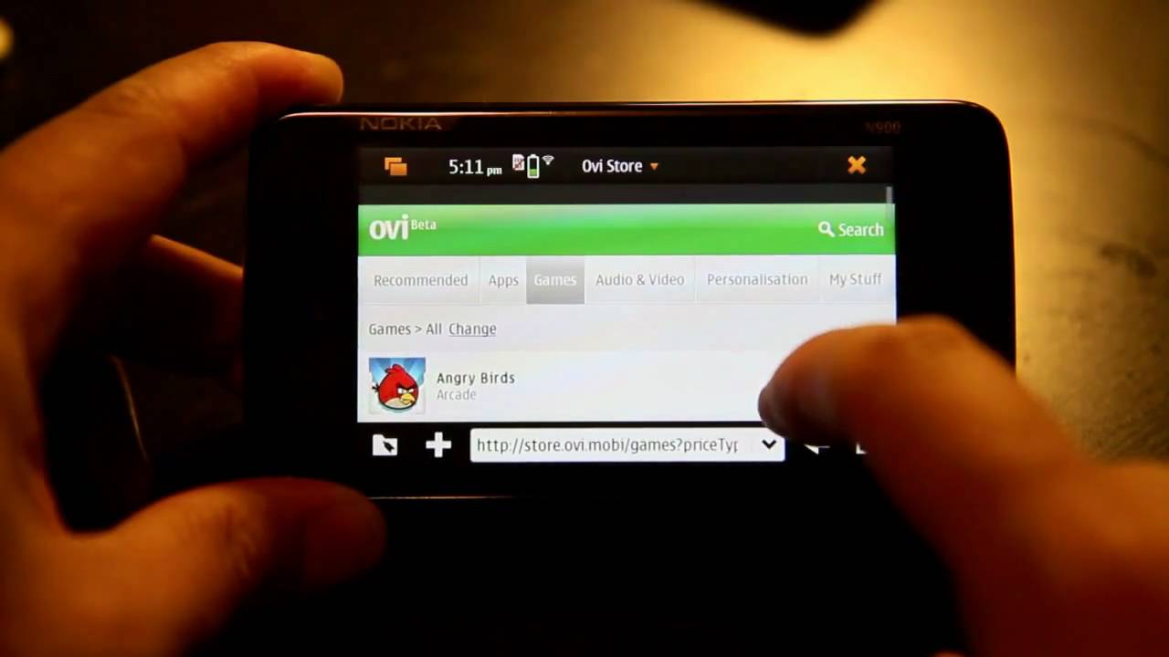 Nokia N900 Ovi Store - YouTube