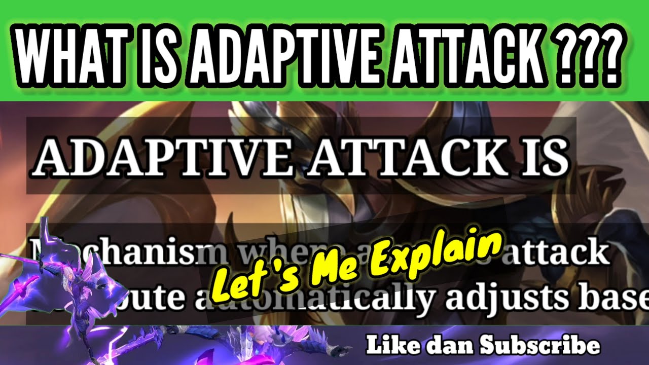 WHAT IS ADAPTIVE ATTACK in MOBILE LEGENDS - YouTube