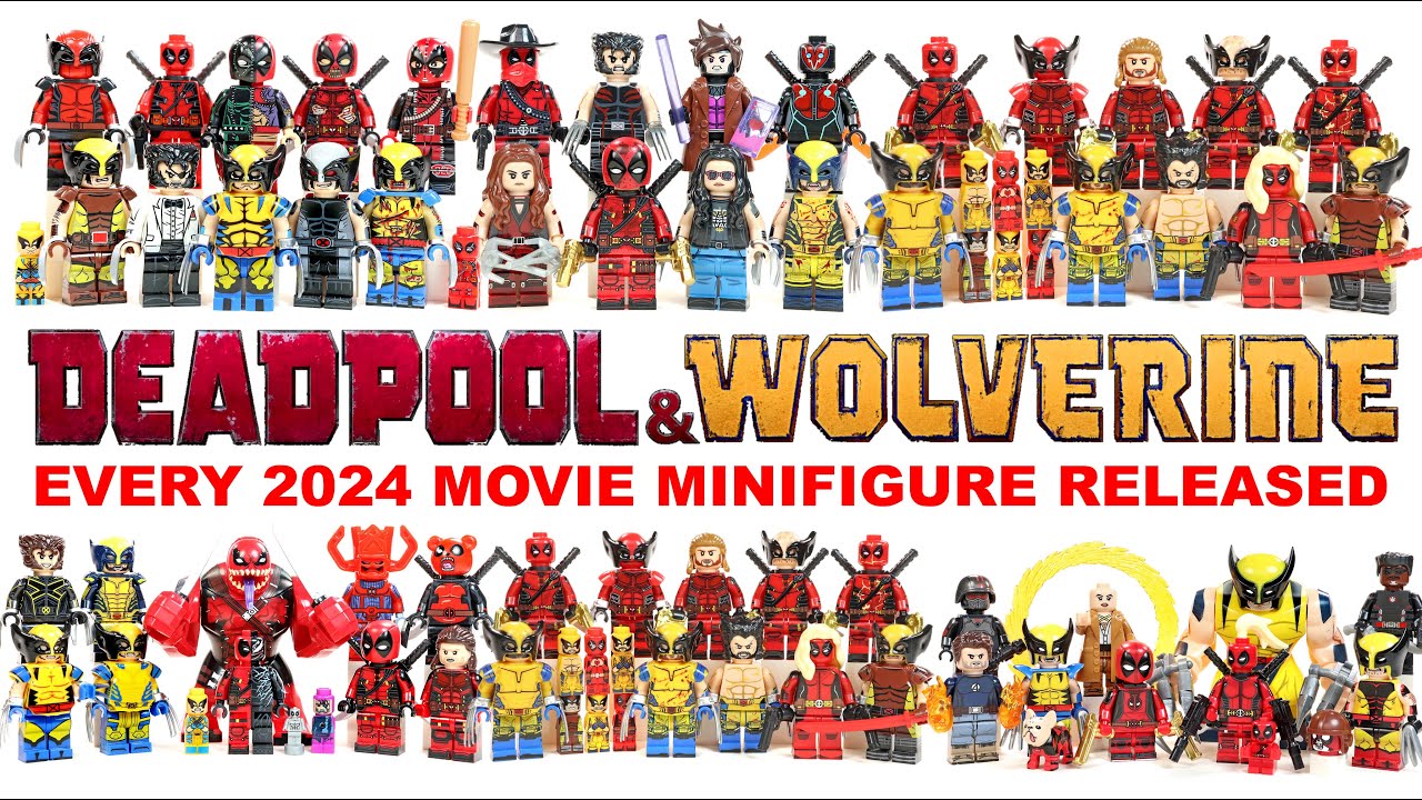 Every Deadpool and Wolverine 2024 Movie Uofficial Minifigures Released ...