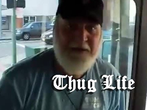 Thug Life: Epic Beard Man (AC Transit Bus) - YouTube