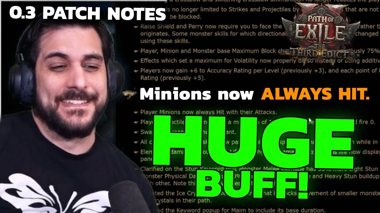 EVERYTHING GOT BUFFED! - PoE 2 Patch Notes [0.3] - YouTube