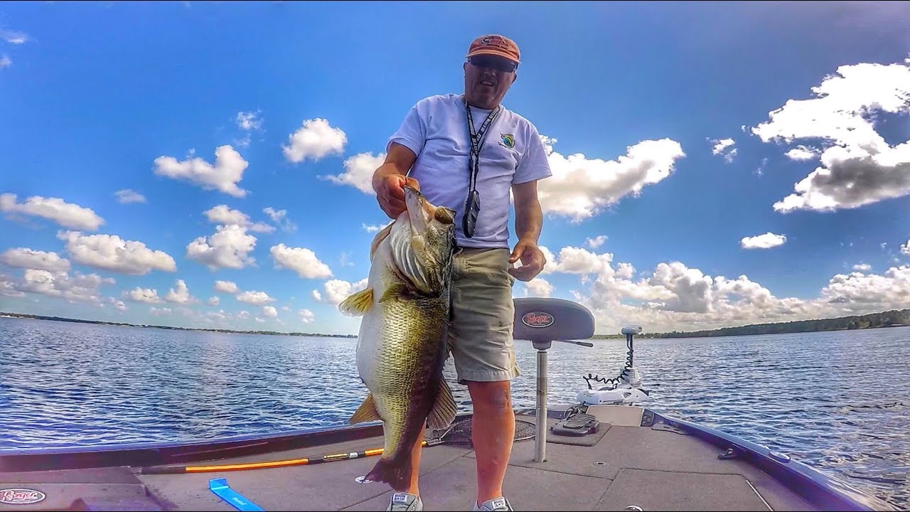 12.11 Pound Bass Caught On Kingsley Lake Feb 21,2019 - YouTube