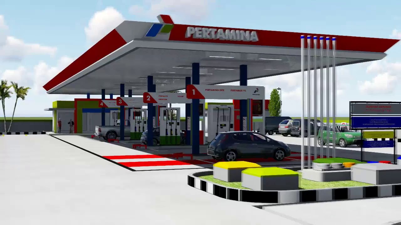 ANIMASI 3D SPBU PASTI PRIMA #spbupertamina - YouTube