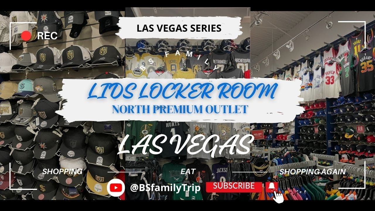 Lids Locker Room North Premium Outlet Las Vegas - YouTube