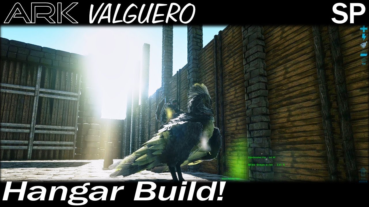 Hangar Build! | ARK Survival Evolved Valguero Map | EP 18 - YouTube