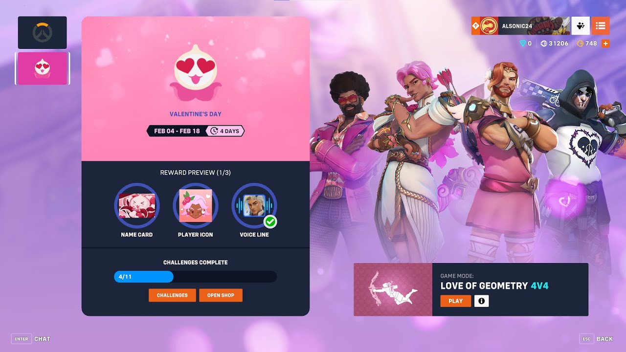 Valentine's Day 2025 Event & Overwatch Classic: Moth Meta | Overwatch 2 ...