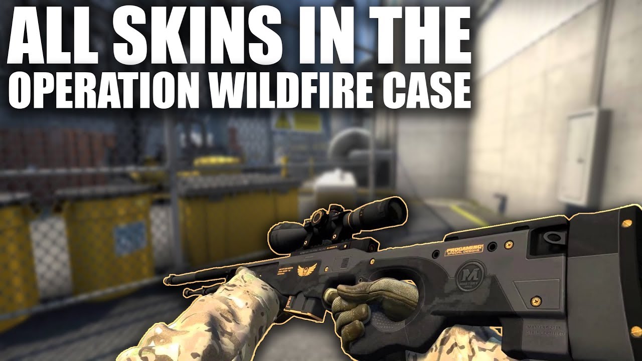 All Skins In The Operation Wildfire Case - YouTube