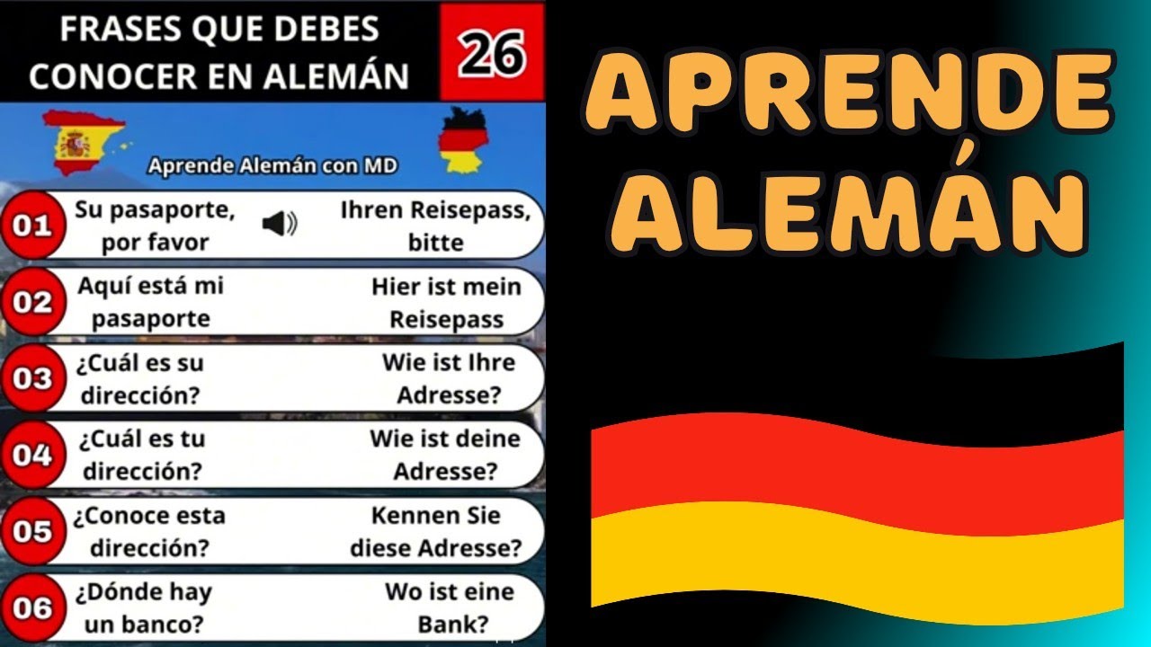 Frases que debes conocer en alemán - No. 26 🇩🇪💪 - YouTube