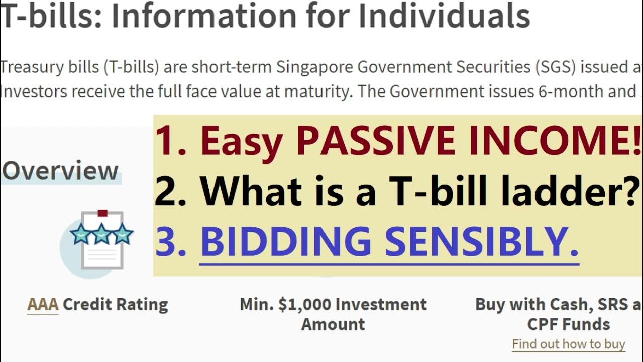 Easy PASSIVE INCOME! What is a T-bill ladder? SENSIBLE competitive bids! - YouTube