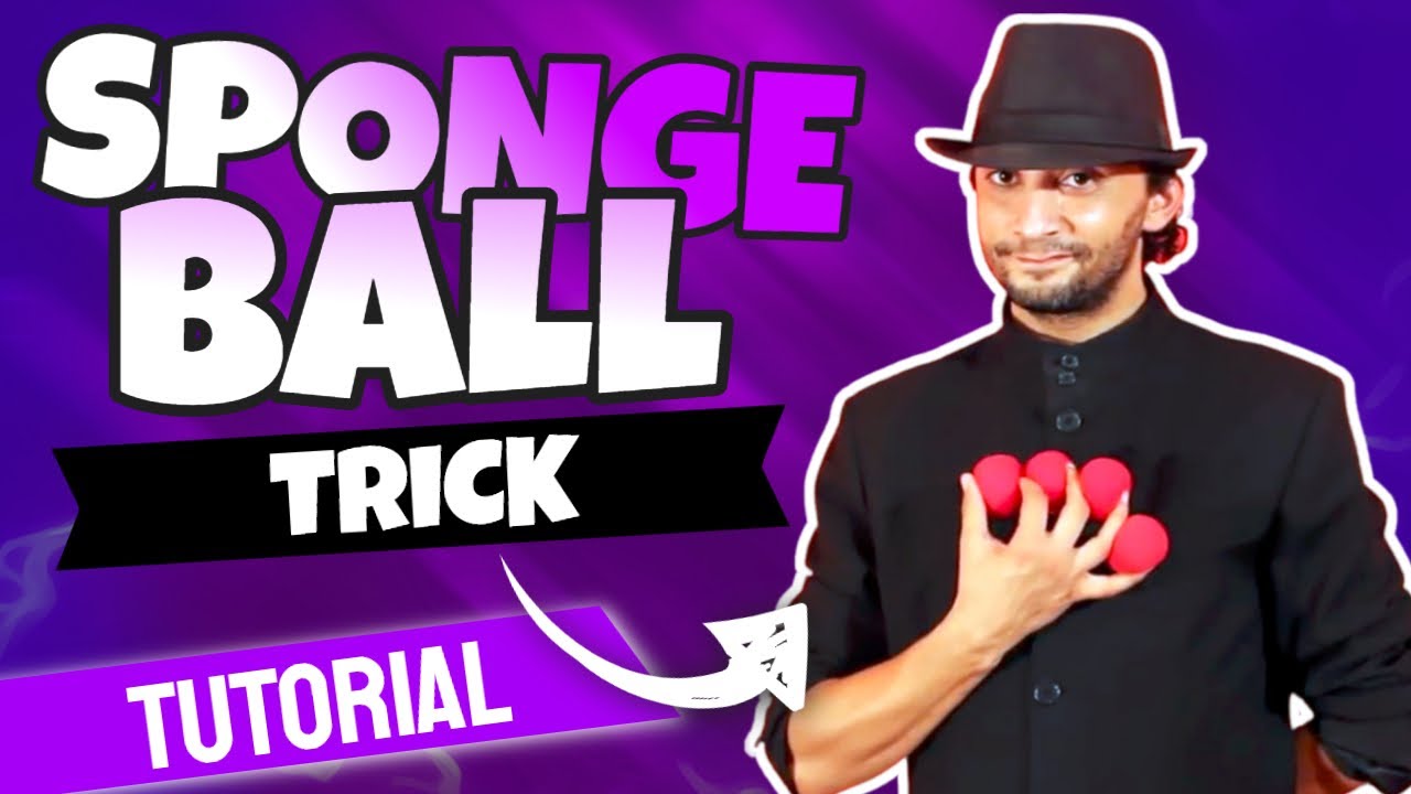Amazing Sponge Ball Magic Trick Revealed! (TUTORIAL) - YouTube