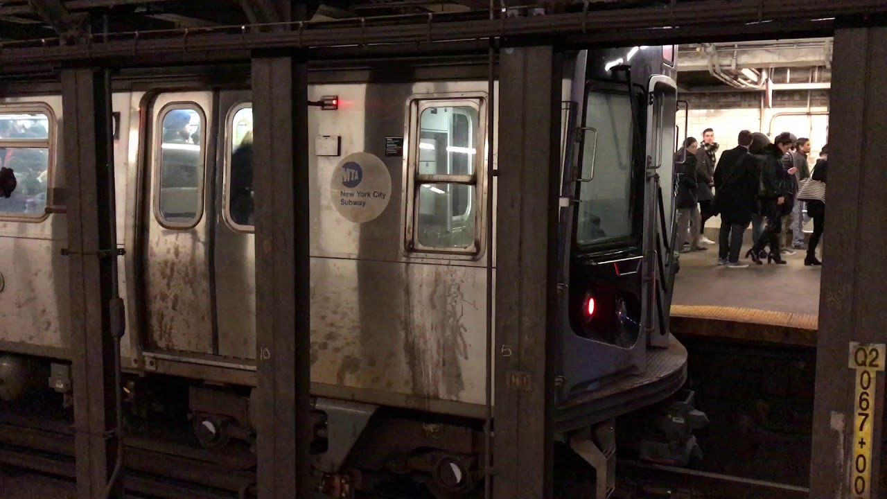 NYC Subway HD 60fps: Brooklyn-bound L Train @ 1st Avenue (12/5/18 ...
