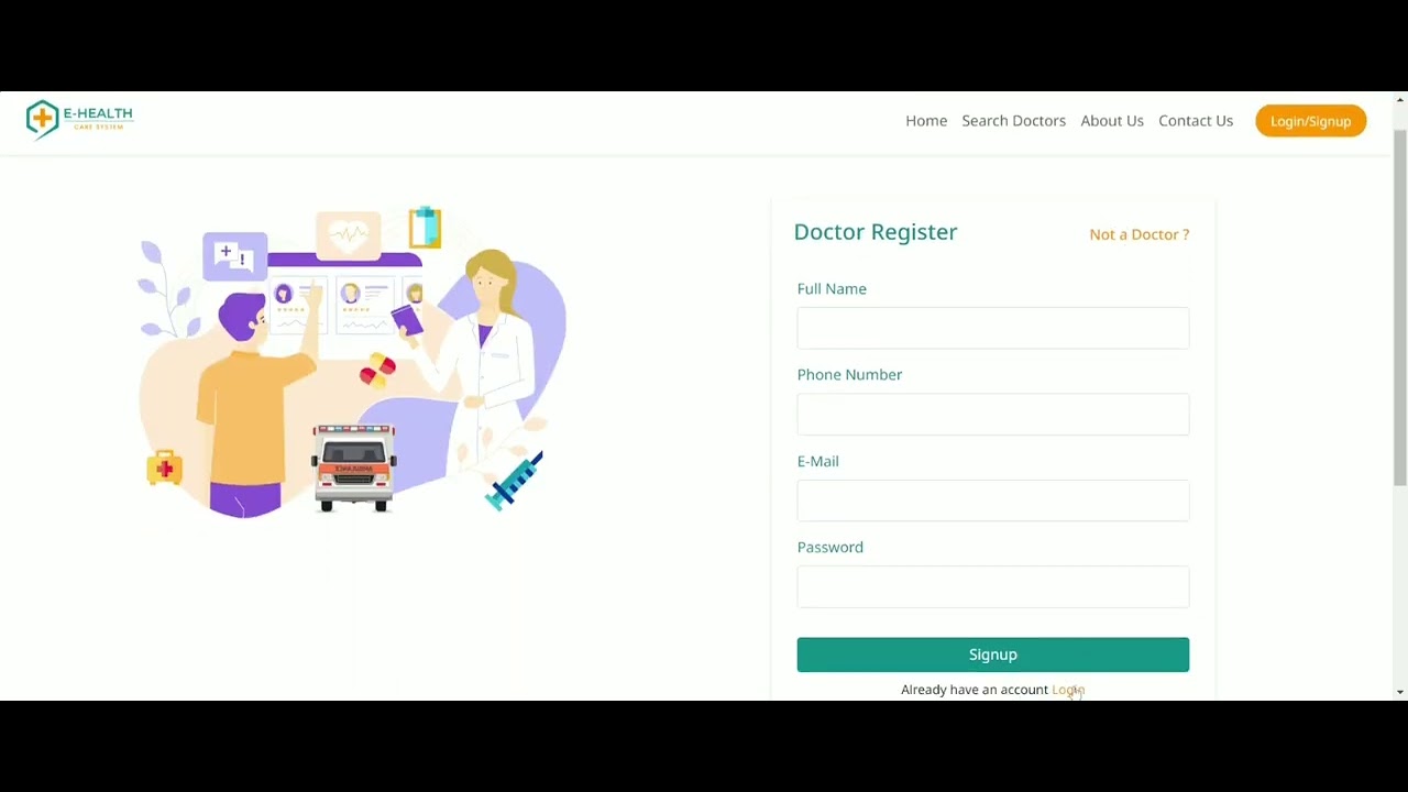 E Health Care System | MERN APP | Doctor & Patient booking system - YouTube
