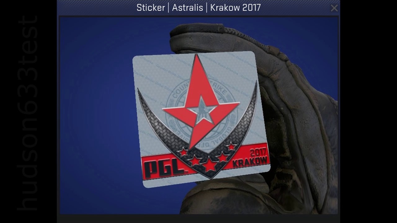Krakow 2017 Astralis Sticker - YouTube