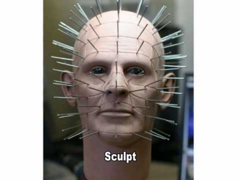 Pinhead Animated Prop Photos - YouTube