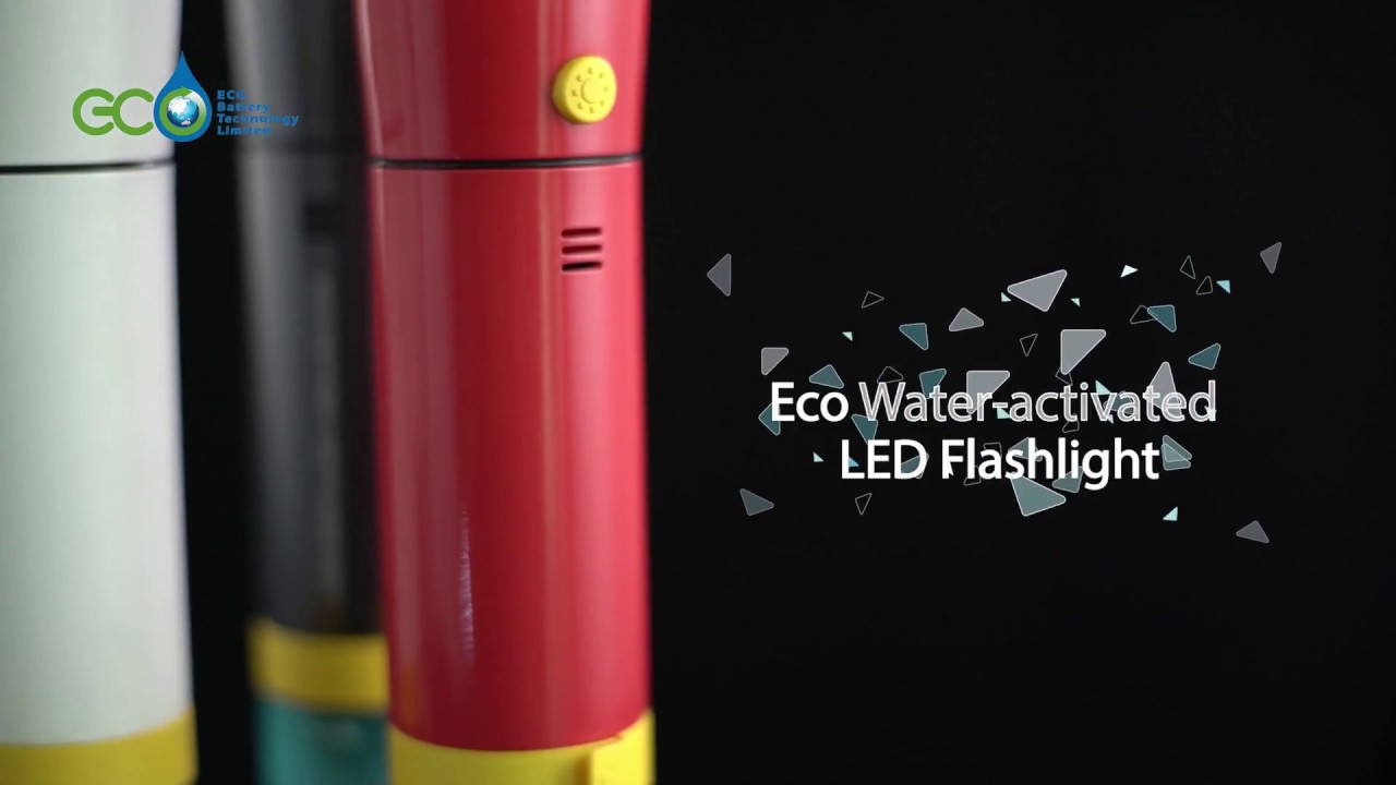 ECO Water-activated LED Flashlight - YouTube