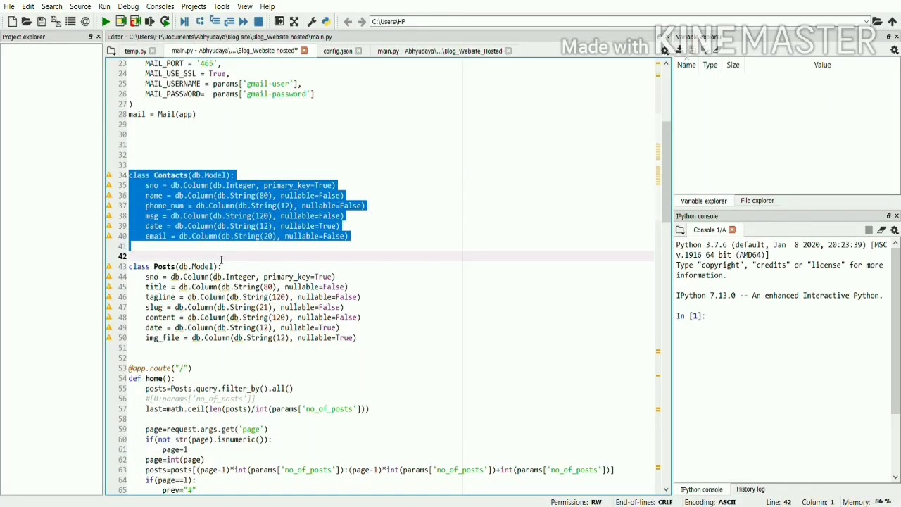 Blog website with mongodb database - YouTube